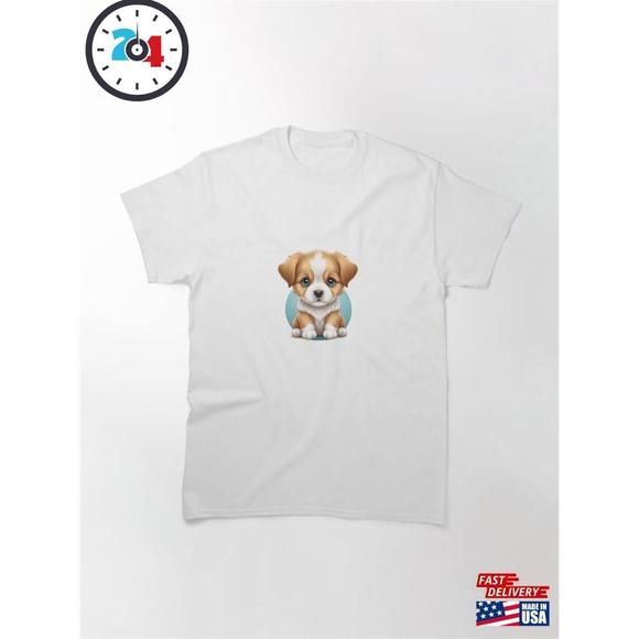 Shirts | Good Boy Puppy Cartoon Illustration Classic Tshirt | Poshmark